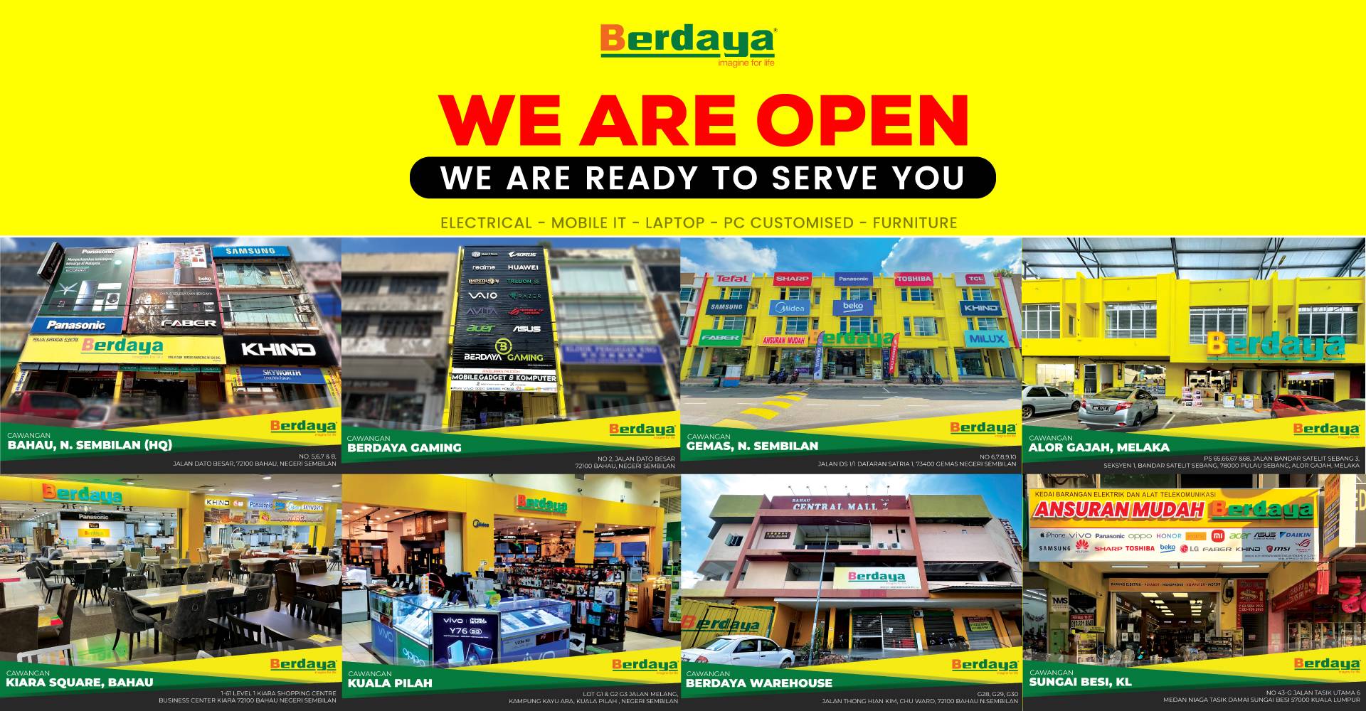 Berdaya: Largest Online Electrical Appliances & Furniture Store Negeri ...